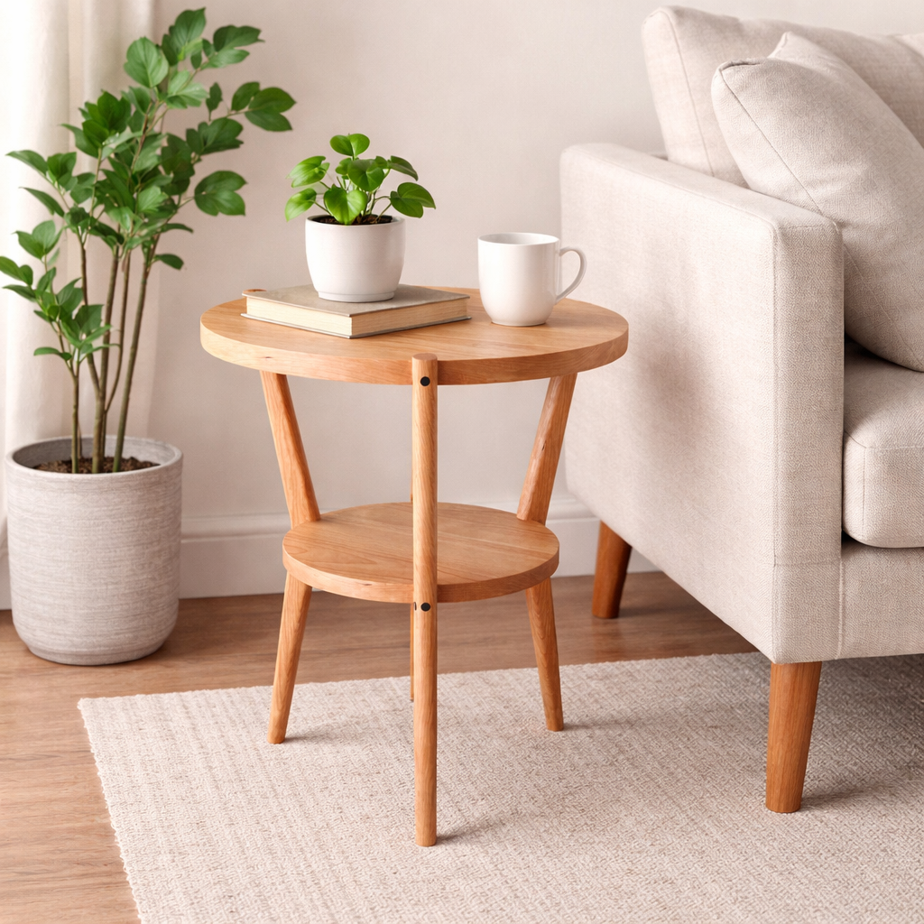 Anderson woodwork mid century modern soho End table